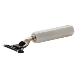White Carrara Statuary Marble Razor | Accessories | Lorenzo Villoresi